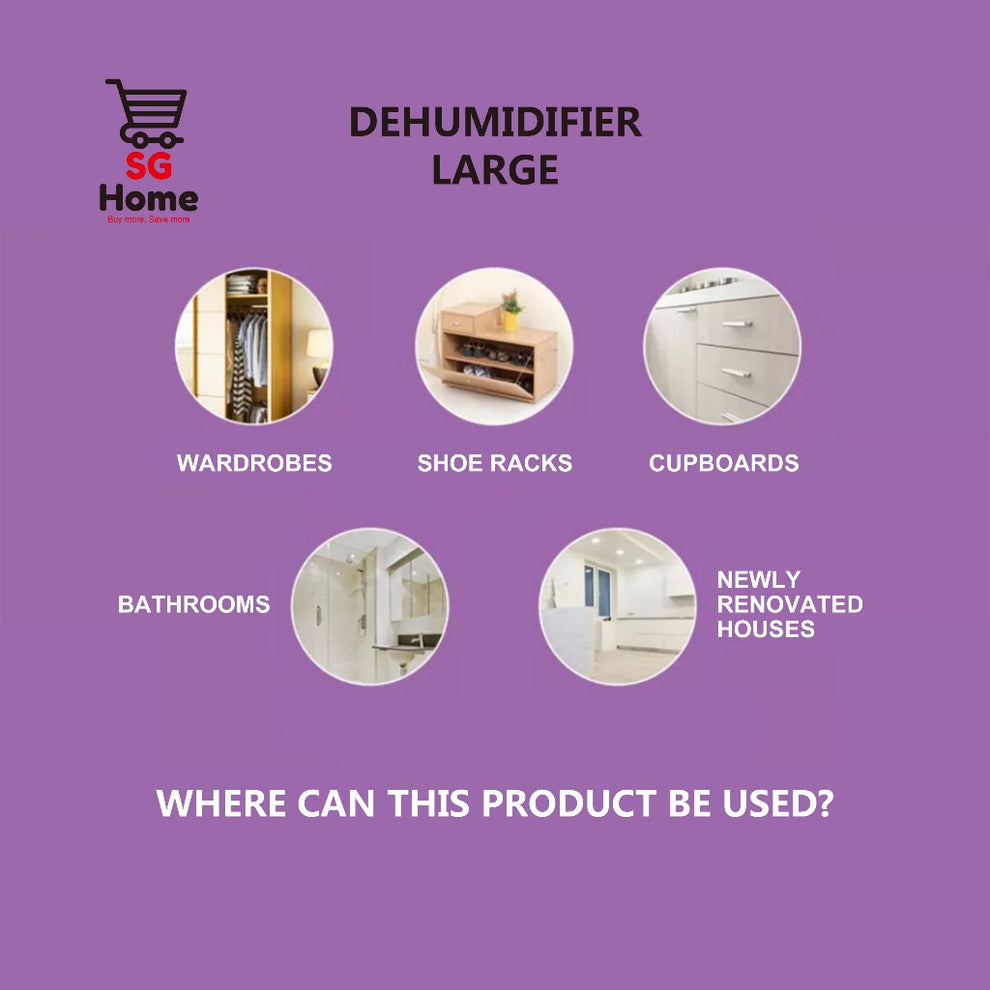 Dehumidifier dehumidifier refill Moisture Absorber Damp Room Cabinet ...